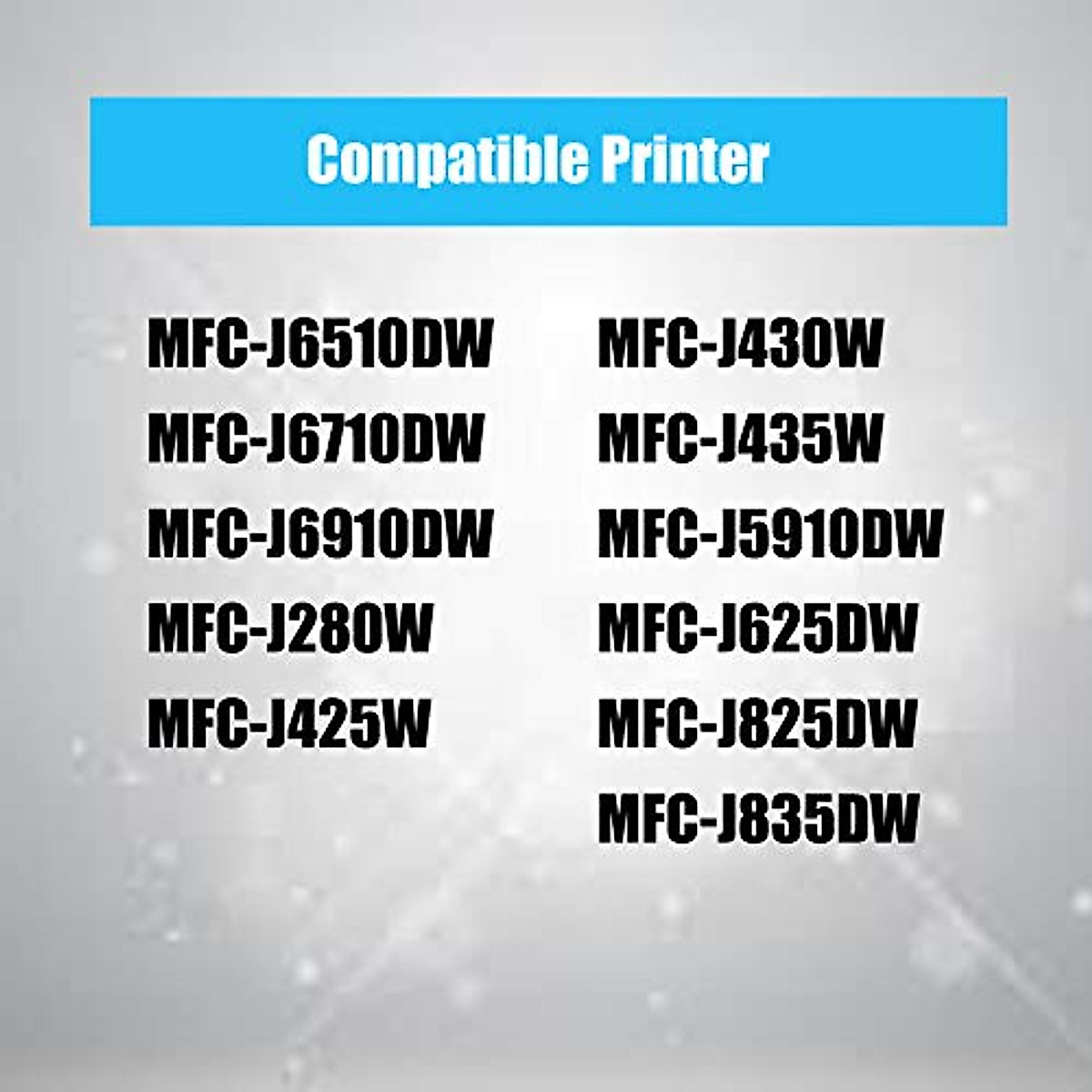 4Benefit (8B/4C/4Y/4M Compatible LC71 LC75 Ink Cartridge Replacement for LC-75 (Set of 20) Work for MFC-J6510DW MFC-J6710DW MFC-J6910DW MFC-J280W MFC-J425W Inkjet Printer