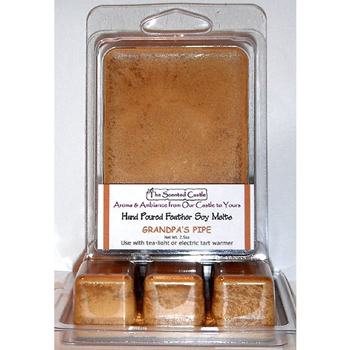 2 Pack Scented Soy Wax Melts - Grandpa's Pipe by The Scented Castle