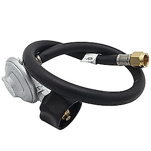 Supplying Demand 2 Foot Hose with Propane Regulator Assembly for BBQ Grills Gas Heaters