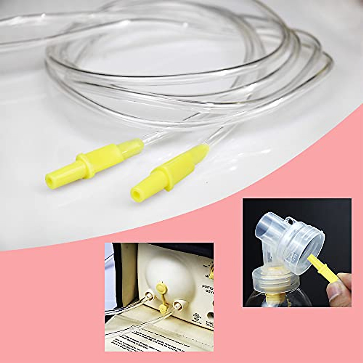 Replacement Tubing for Medela Pump in Style, BPA Free Replace Medela Pump Tubing Made by PumpMom (Not Original Medela Pump Parts)