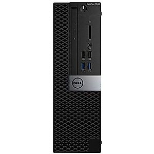 Dell OptiPlex 7040-SFF, Core i5-6500 3.2GHz, 8GB RAM, 480GB Solid State Drive, DVD, Windows 10 Pro 64bit, (Renewed)