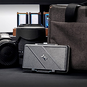 30 Slots Micro SD Card Case with Index Label, Water Resistant & Shockproof Micro SD Card Holder, Compact MicroSDHC/MicroSDXC/Micro SD Card Organizer Storage