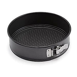 Amazon Basics Non-stick Springform Cake Tins (4'', 7'' and 9'') with Loose base (Set of 3)