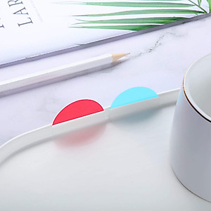 File Index Tabs Sticky Writable Flags for Labeling and Organizing Documents, Papers, Filing, Book, Folder (Style 6, 480 Pieces)