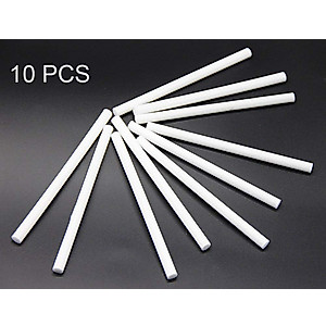 Briskyloom Humidifier Sticks Cotton Filter Sticks Refill Sticks Filter Replacement Wicks for Portable Personal USB Powered Humidifier 7x135mm (10pcs)