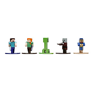 Minecraft Caves and Cliffs 1.65" 18-Pack Series 8 Die-cast Figures, Toys for Kids and Adults