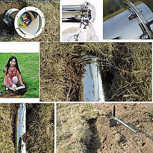 ZBMZB Large 19.5inch Stainless Steel Time Capsule Waterproof Container/Storage Bury