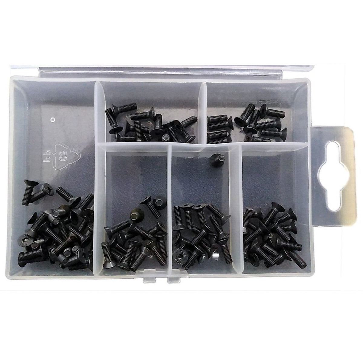 FullerKreg M3-0.5 x 10mm DIN 7991 Hex Drive Class 10.9 Black Oxide Finish Alloy Steel Flat Socket Cap Screw (Pkg of 100)