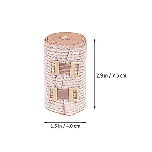 FOMIYES 2 Rolls Striped Sports Tape Athletic Ankle Stretch Wrist Ankle Wrap Tape Injury Sports Bag Non Stick Lovers Cotton