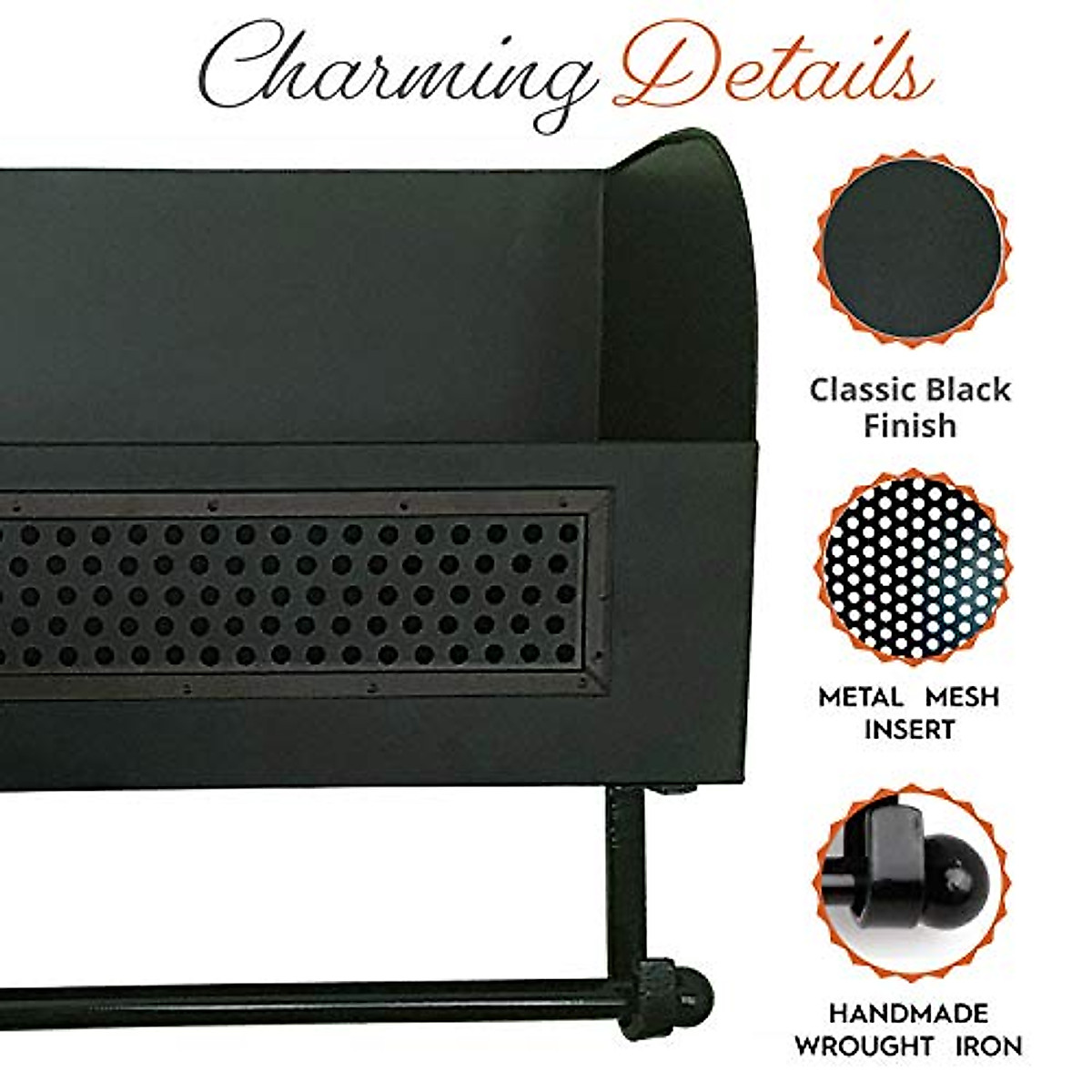 Autumn Alley Rustic Farmhouse Wall Mounted Black Paper Towel Holder with Shelf | Sturdy & Stylish Farmhouse Bathroom Towel Holders | Vintage Towel Hanging Rack | Rustic Kitchen/Bathroom Wall Decor