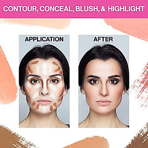 Wet n Wild MegaGlo Conceal & Contour Highlighter Stick, When The Nude Strike | Matte | Face Multistick Makeup