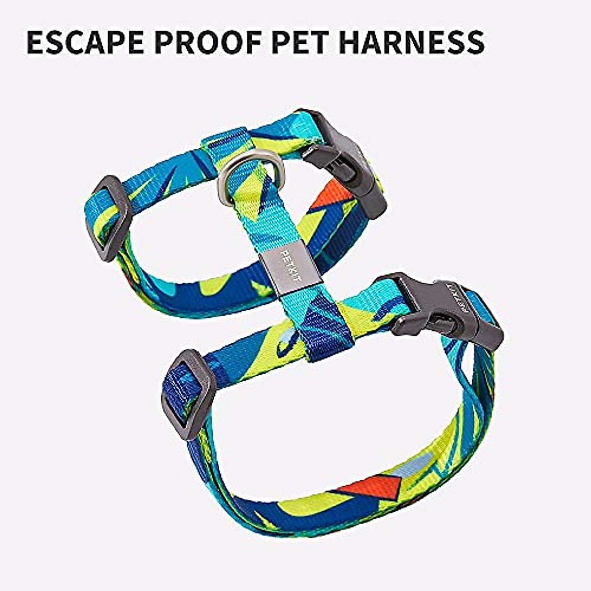PETKIT Lightweight Cat/Small Animals Harness and Leash Set for Walking, Escape Proof, Soft, Adjustable Pet Harness for Kitten, Puppies, Rabbits