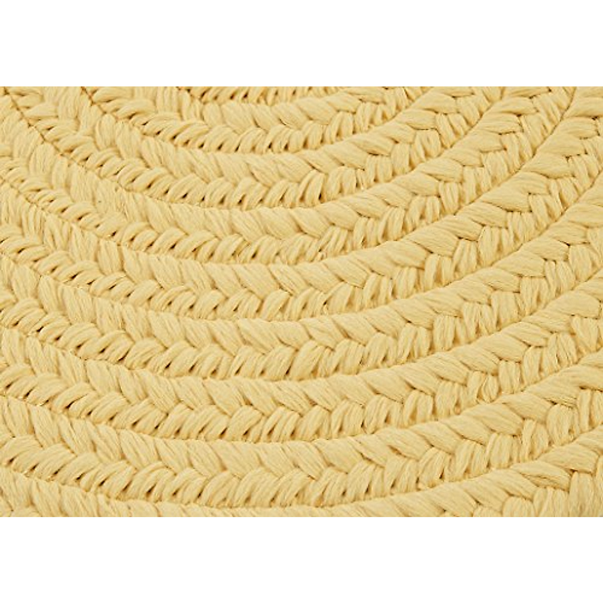 Colonial Mills Reversible Flat-Braid Runner Rug 2'4" x 6 Yellow