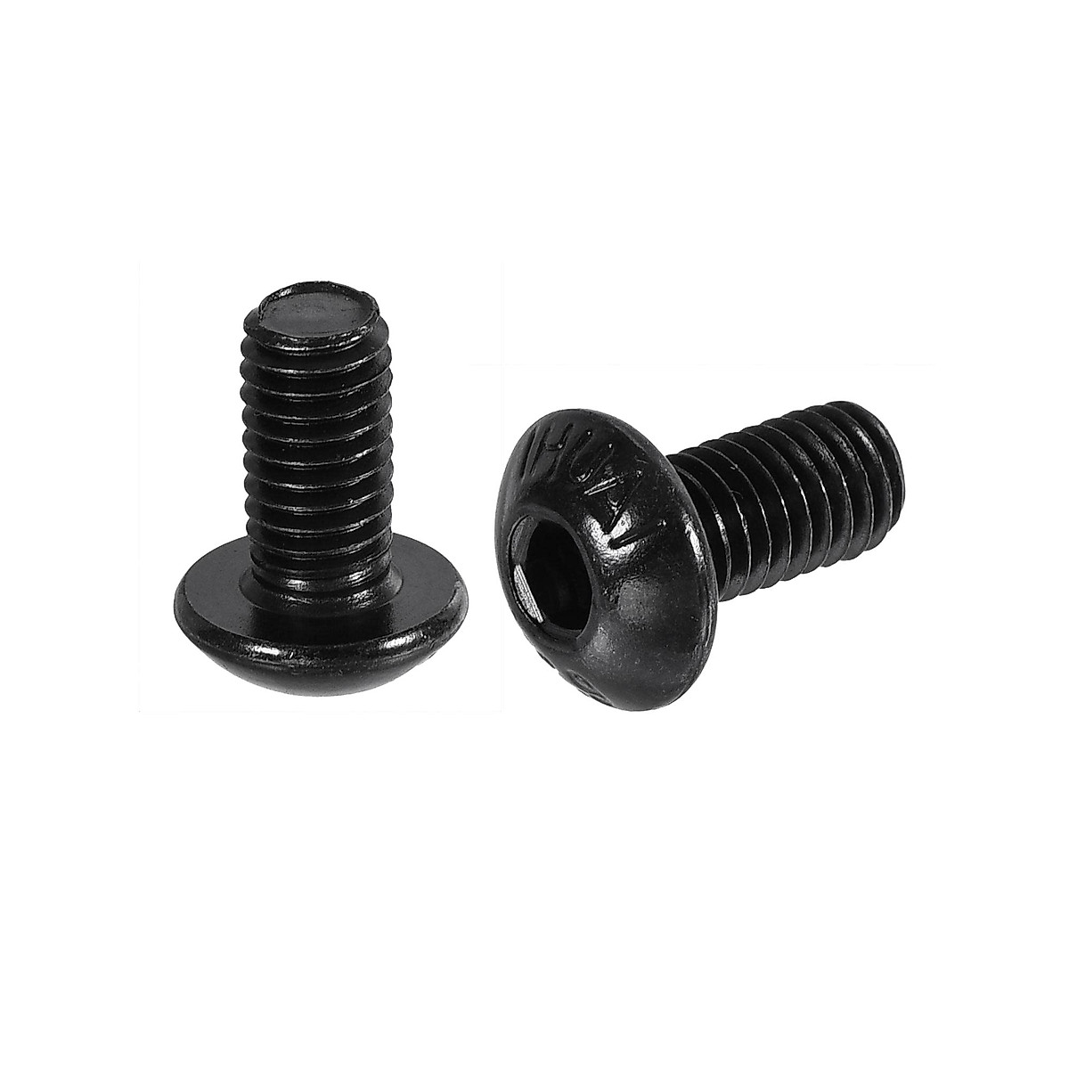 uxcell M5x10mm Hex Socket Button Head Cap Bolts Screws Carbon Steel 200pcs