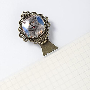 Bookmark, 2 Pack Bookmarks for Book Lovers, Window Cat Ocean Beach Sea Summer Funny