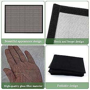 Fireplace Screen Safe Mesh Gate Child Proof Fireplace Mesh Screen Fireplace Barrier Guard Fireplace Net Adhesive Fireplace Cover Fireplace Doors for Existing Fireplace for Toddler Baby Pets 39*32inch