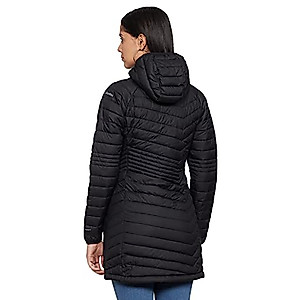 Columbia Women’s Powder Lite Mid Jacket, Winter, Water Repellent, Black,Large