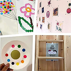 JANYUN 6528pcs Colored Dot Stickers,1/4" Small Color Labels Coding Circle Round Coding Dot Labels Stickers 16 Colors