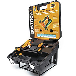 Bostitch Flooring Stapler for Engineered Hardwood (EHF1838K) , Black