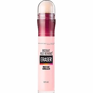 Maybelline Instant Age Rewind Eraser Dark Circles Treatment Concealer, [160] Brightener 0.2 oz (Pack of 2)