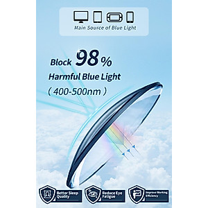 Laemzinv Oversized Square Blue Light Glasses for Women, Large Thick Frame Reading Blocker, Big Reader for Computer Eyewear and Gaming Glasses LA022 (A2 | GREEN)