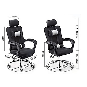 Family Office Chair Office Chair Height Adjustable Desk Chair Swivel Computer Chair Ergonomic Executive Chairs Managerial Chairs Firm Seat Cushion (Color : Green)