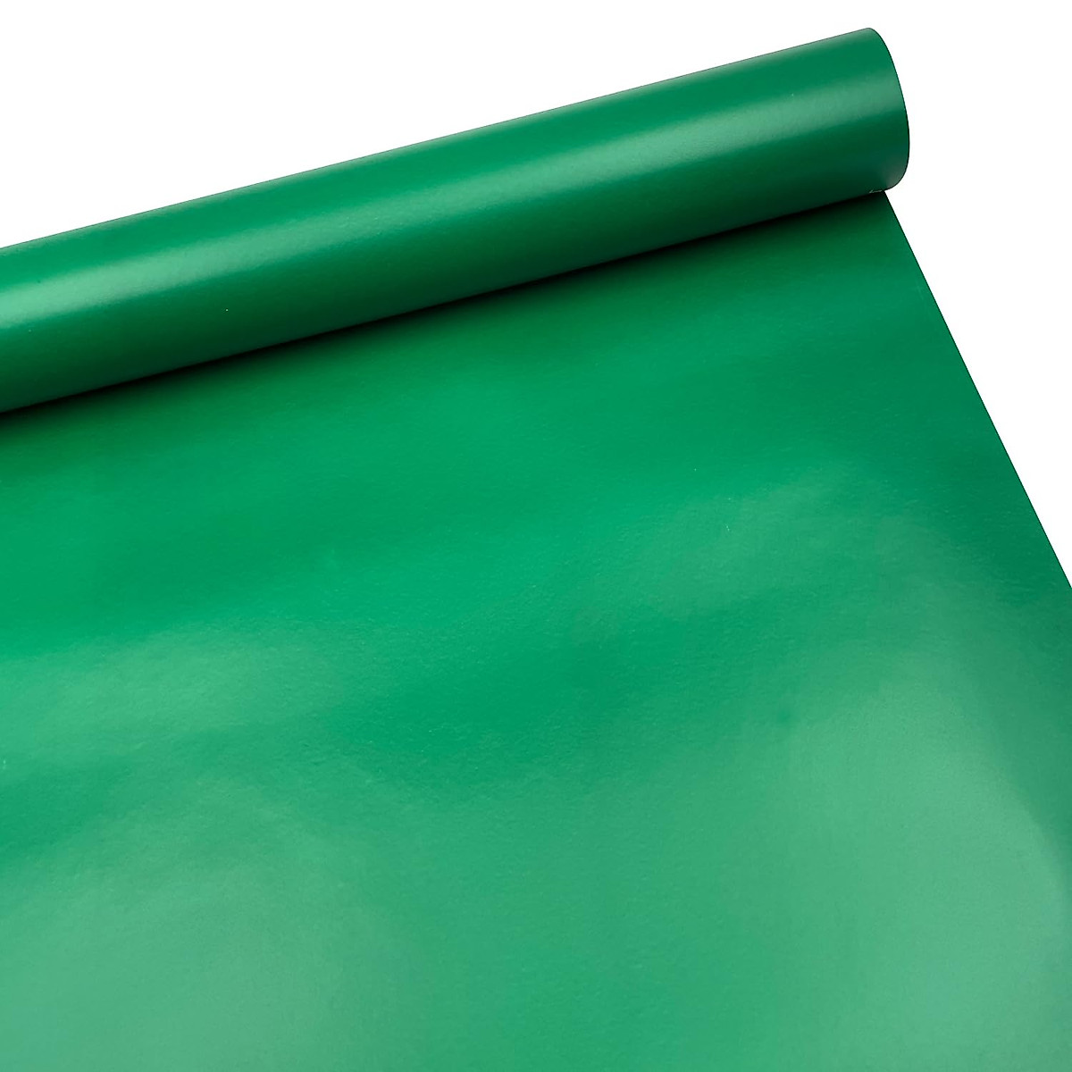 Yifely Solid Color Green Furniture Paper Peel & Stick Shelf Liner Refurbish Old Dresser Drawers 17.7 Inch by 9.8 Feet