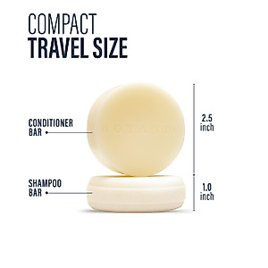 Revitalize Your Hair with Natural Shampoo Bar & Creamy Conditioner Set - SLS & Paraben Free, Ideal for Brazilian Treated Hair, Eco-Friendly, Zero Plastic, Eco Warrior - For Fine,Brittle or Normal Hair