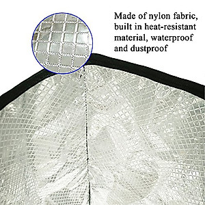 Wanty Black Antistatic Water-Proof Dust-Proof Nylon Fabric Printer Cover Case Protector for Epson Workforce WF-3640/Brother MFCL2700DW/2540DW / DCP-L2520DW/MFC-L2740DW/MFC-8710DW Wireless Printer