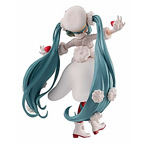 FuRyu Hatsune Miku (Sweet Tea Time Strawberry Shortcake Version) PVC Figure, Multicolor