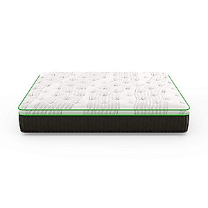 Kiwi Plush Full Natural Mattress/ 12.5” Memory Foam Feel/Organic/Bed-in-a-Box/Made in USA