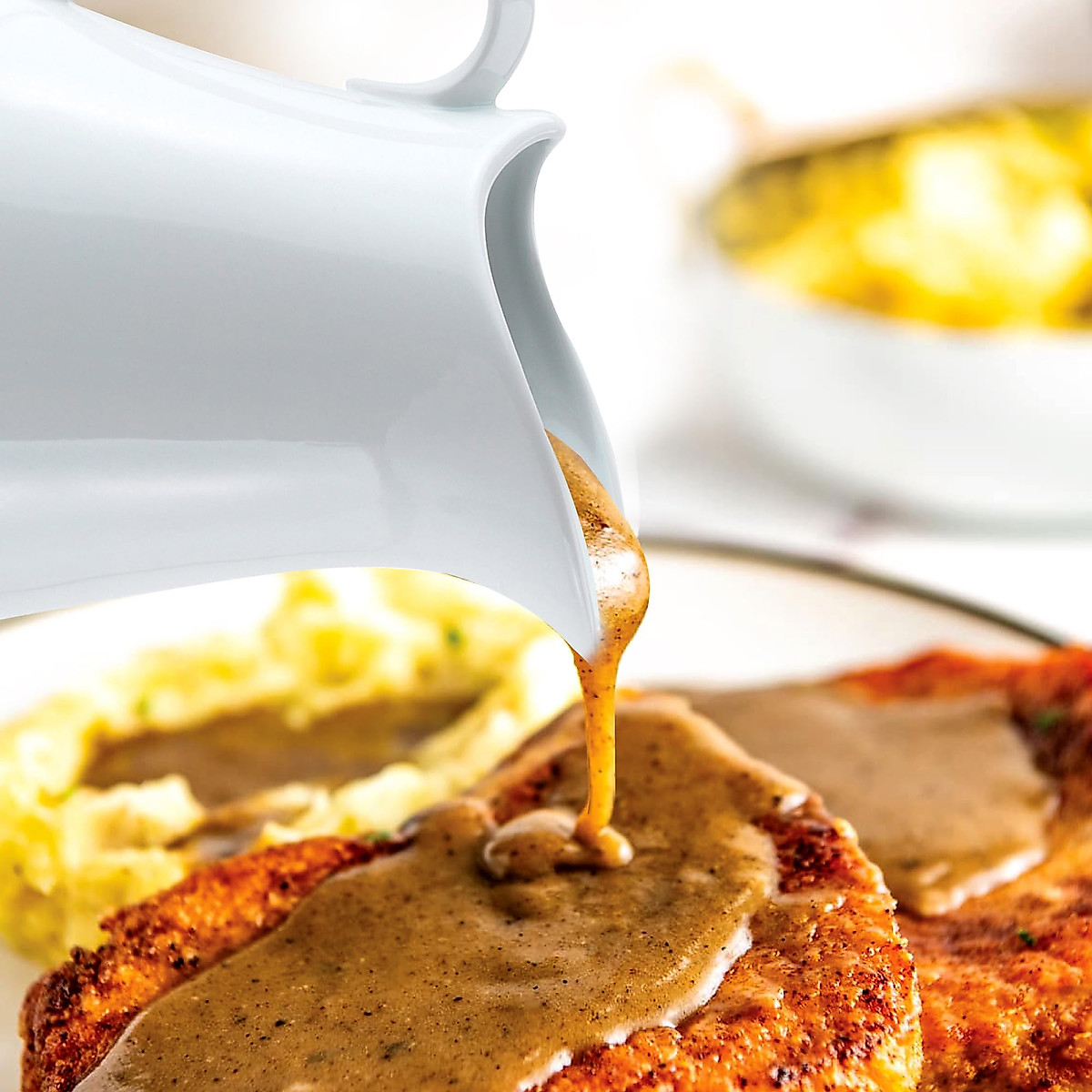 HIC Creamer Pitcher with Handle, Fine White Porcelain, 16-Ounces