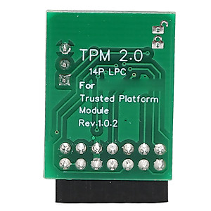 Septpenta 14Pin Security Module for B550 B450 B460, Separate Cryptographic Processor Remain Encrypted TPM 2.0 Encryption Security Module, Convenient Practical for Win11/7/8.1/10