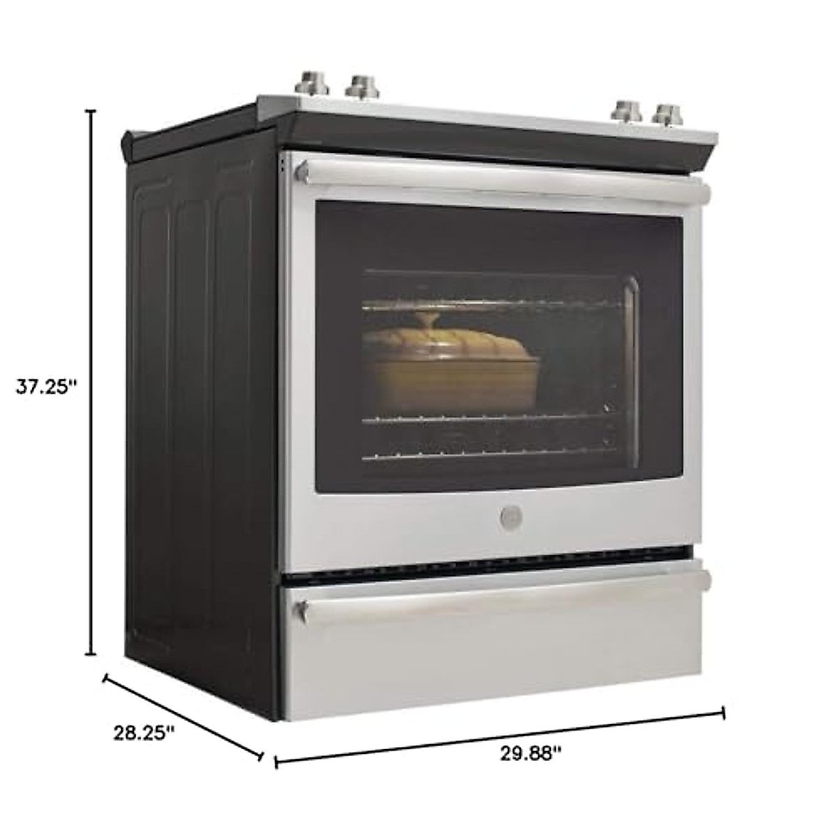 GE® 30" Slide-In Electric Convection Range with No Preheat Air Fry