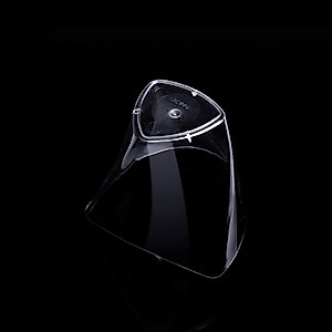 100Pcs/set Dessert Cups Mini Cubes Clear Tasting Sample Glass Containers Elegant Square Plastic Bowls Disposable