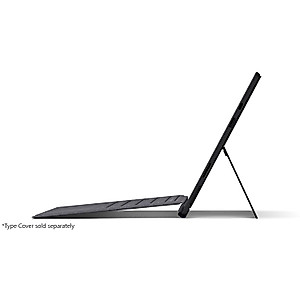 Microsoft PUV-00016 Surface Pro 7 12.3-Inch Touch Intel i5-1035G4 8GB/256GB, Black + Elite Suite Software Bundle (Office Suite Pro, Photo Editor, PDF Editor, PCmover Pro) + 1 YR CPS Protection Pack