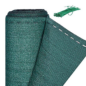 Relaxdays 10028087_1165, Green Fence, Privacy Shield for Fences & Railing, HDPE Net, UV-Resistant, Weatherproof, 2 x 25 m, Meter