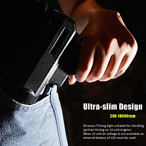 Engine Timing Light with Spark Plug Tester,Inductive Timing Light Gun Timing Light Ignition Testers Engine Ignition Coil Tester for Car Motor Motorbike Vehicle Motorcycle Marine Lawnmower