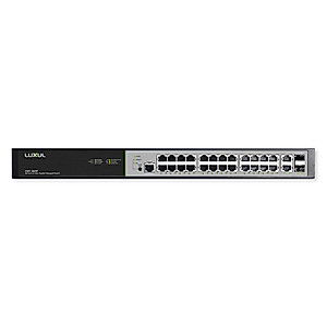 LUXUL 26-Port/24-Poe+ Managed Switch