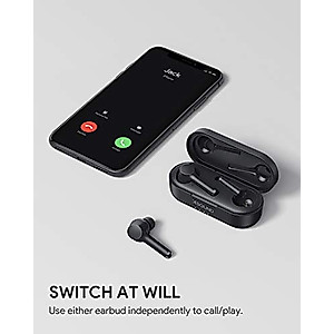 Aipower K01 True Wireless Earbuds Bluetooth 5.0 with 30H Playtime, IPX5 Waterproof, Volume Control, Hands-Free Wireless Headphones Single/Twin Mode