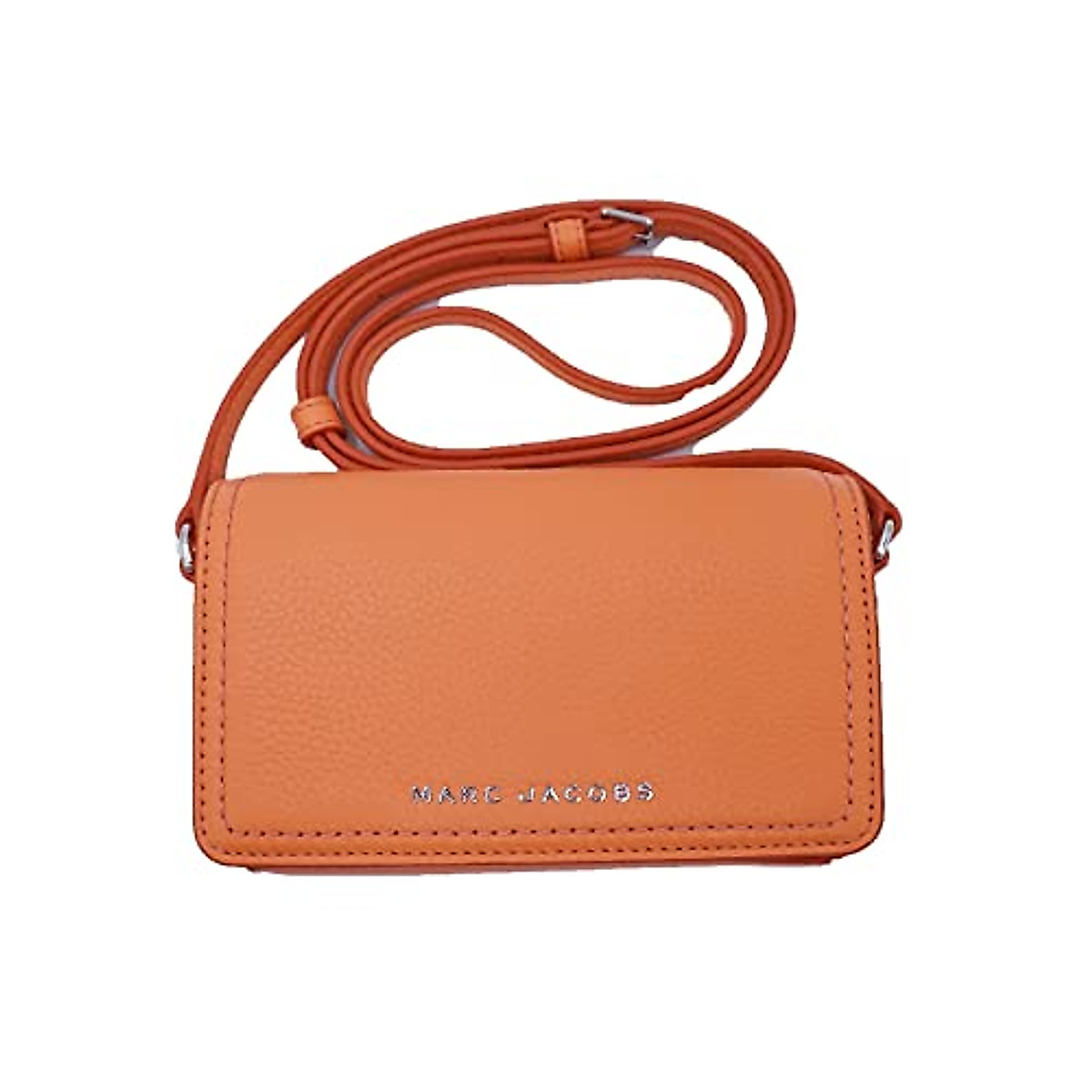 Marc Jacobs H107L0FA21-854 Melon With Silver Hardware Women's Groove Leather Mini Crossbody Bag