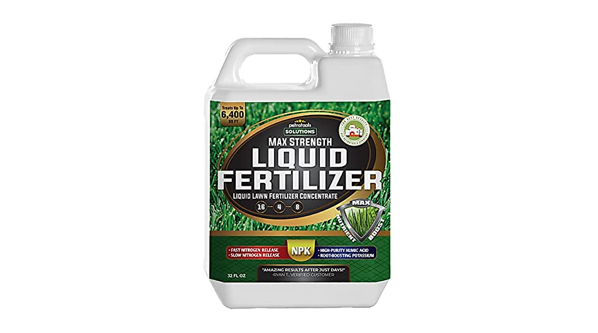 PetraTools Liquid Dethatcher & 16-4-8 Lawn Fertilizer Kit