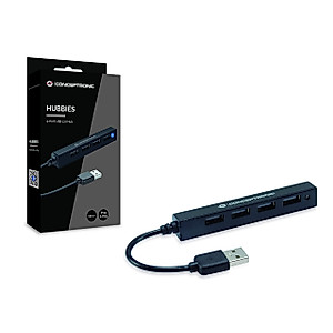 Conceptronic HUBBIES05B USB Hub 4-Port USB 2.0 Black