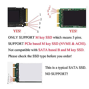 Arestech M.2 NVME SSD Convert Adapter for Upgraded MacBook Air Pro Retina Mid 2013-2017, NVME/AHCI SSD Upgraded Kit for A1465 A1466 A1398 A1502 - Standard Size