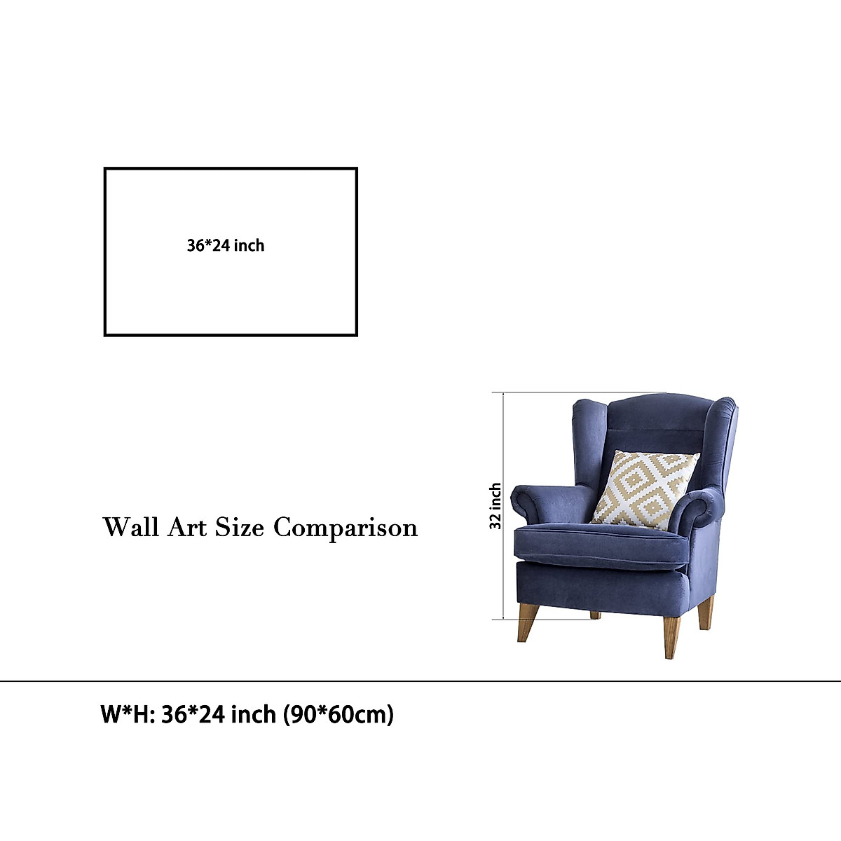 Wieco Art Great Wave of Kanagawa Katsushika Hokusai Giclee Canvas Prints Wall Art Abstract Seascape Pictures Paintings for Living Room Home Decorations Large Modern Stretched and Framed Sea Artwork