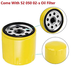 Annolai 47 083 03 Command 25 Air Filter for Kohler 47 083 03-S 47 883 03-S1 Command K301 K321 K361 K241 CH20 CV20S CH23 CH18 CV17-CV23 CV724-CV740 CH18-25 John Deere M47494 w 52-050-02-S Oil Filter