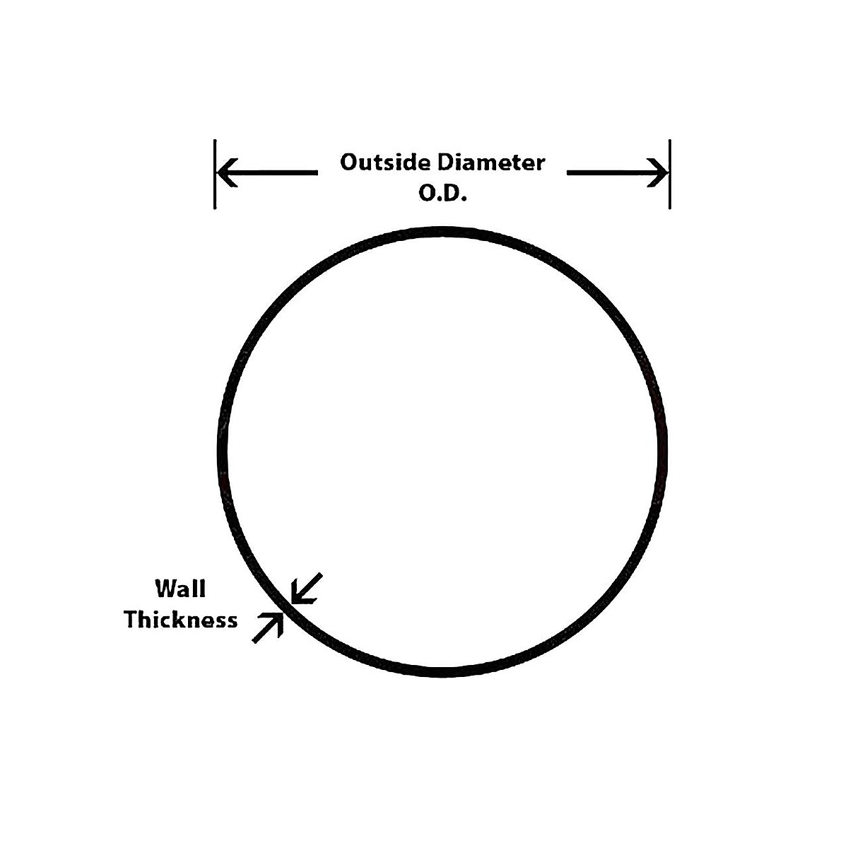 HPS AJ400-500 6061 T6 Aluminum Joiner Tubing with Bead Roll, 11 Gauge, 4" Length, 5" OD, 0.120" Wall Thickness