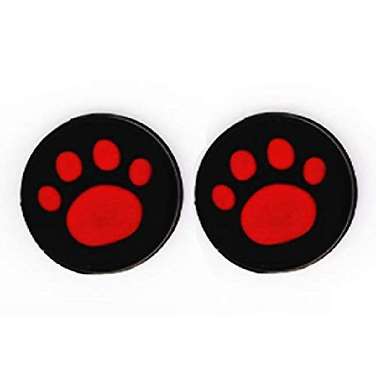 Silicone Thumb Stick Grips Cap Cover Joystick Thumbsticks Caps for PS4 Xbox ONE Xbox 360 PS3 PS2 Cat Dog Paw (H)