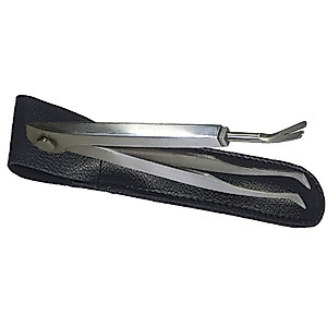 eTradewinds Tick Remover Tool | Tick-Off Pro | Hygienic All Stainless Steel Tick Removal Tool with Leather Case (4-Pack)