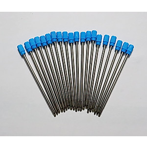 Ink Refills For Swarovski Crystal Elements Filled Ballpoint Pen (BLUE-20PCS) (blue)
